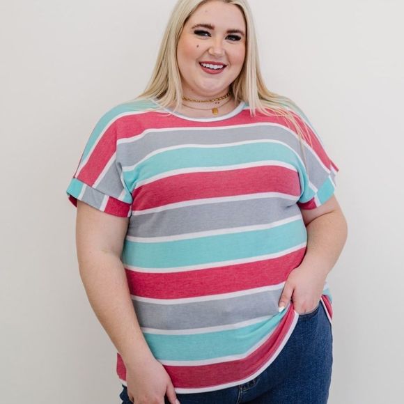 ANDREE BY UNIT | Tops | Andree By Unit Road Trippin Striped Tee Regular ...